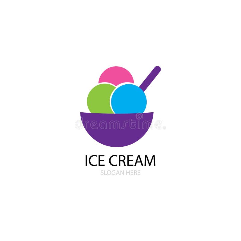 Ice cream logo vector stock vector. Illustration of cream - 173995168
