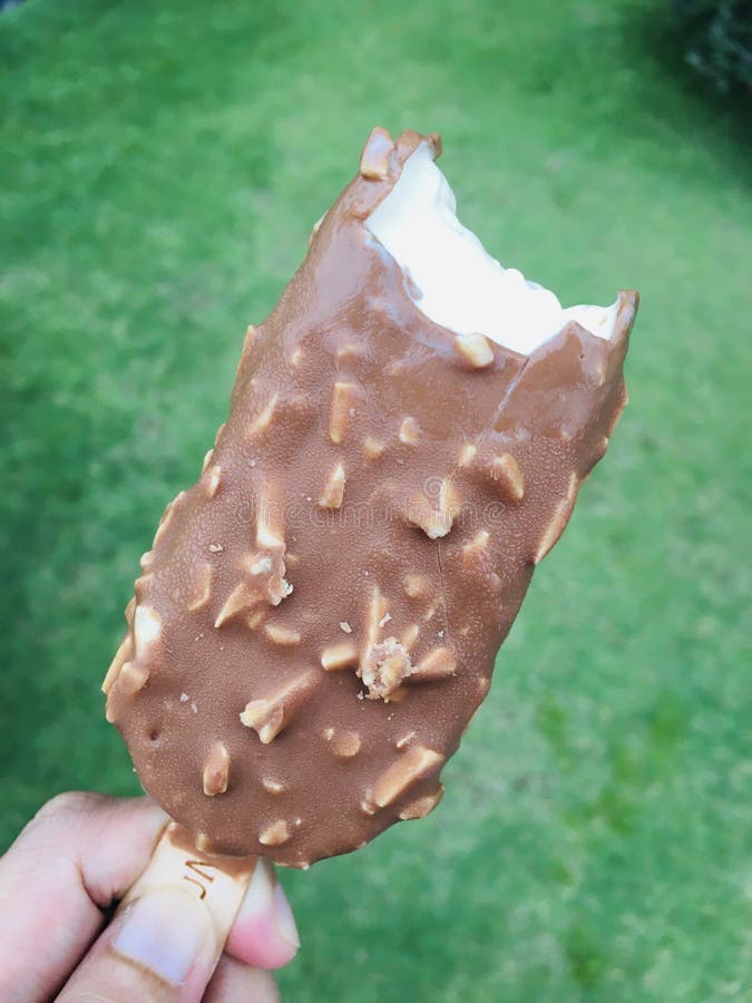 Ice cream magnum stock image. Image of wallpaper, icecream - 197971671