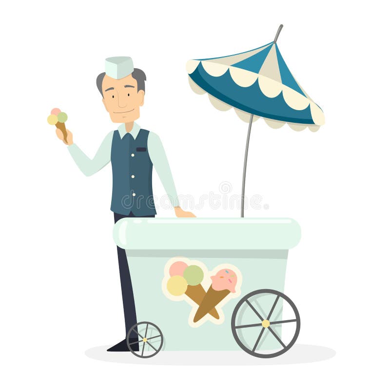 Ice Cream Man Stock Illustrations – 5,375 Ice Cream Man Stock ...