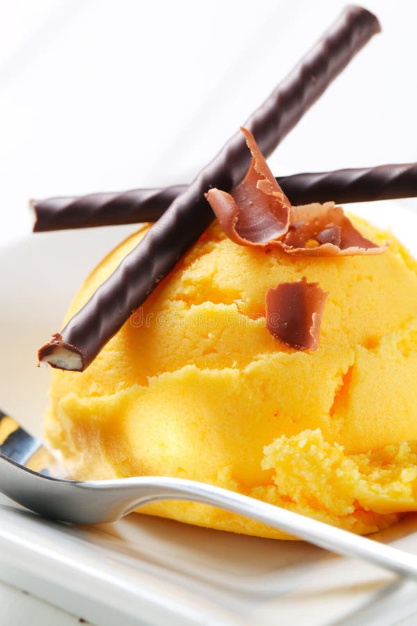 Ice cream with mint sticks stock photo. Image of gelato - 31633584