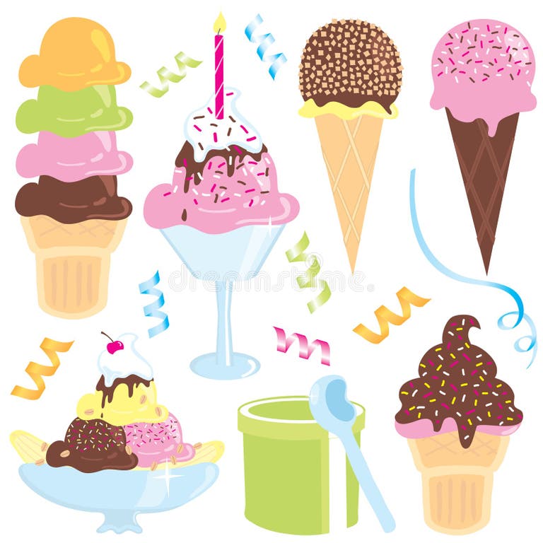 Icecream Toppings Stock Illustrations – 2,064 Icecream Toppings Stock ...
