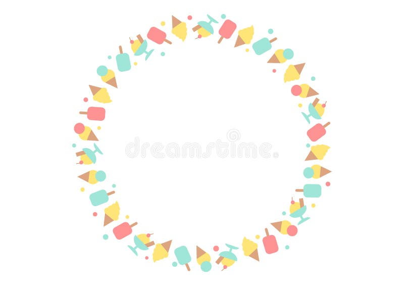 Ice Cream Vector Frame Stock Illustrations – 5,342 Ice Cream Vector ...