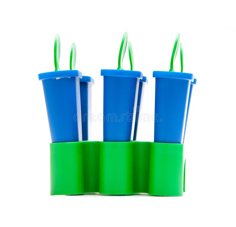 Ice cream plastic forms stock photo. Image of shape, frost - 55305140