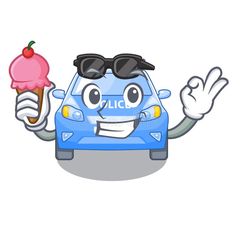 Police Ice Cream Character Cartoon Stock Illustrations – 72 Police Ice ...