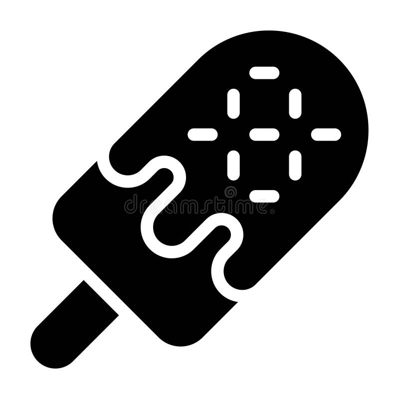 Ice Cream Pop Icon, Summer Vacation Related Vector Stock Vector ...