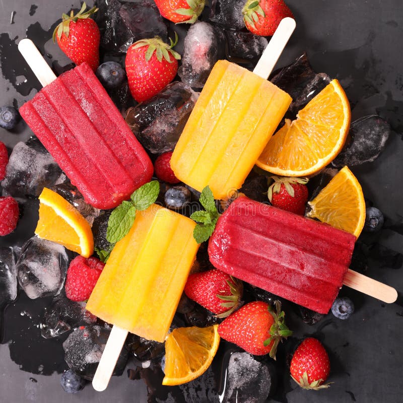 Ice cream popsicles stock photo. Image of popsicles, summer - 71327690