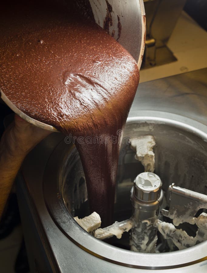 Ice cream preparation stock image. Image of cream, sweetness - 13728289