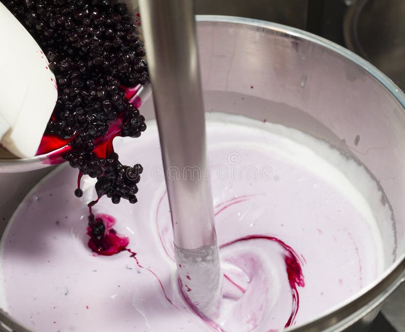 Ice cream preparation stock image. Image of cream, sweetness - 13728289