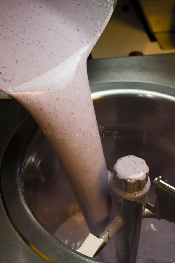 Ice cream preparation stock image. Image of cream, sweetness - 13728289