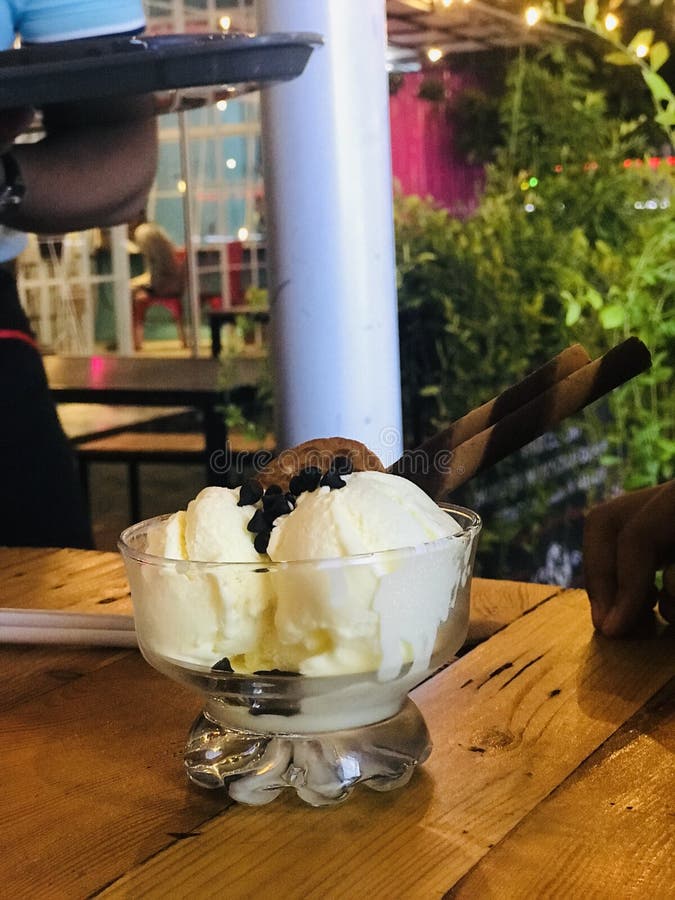 Ice cream stock photo. Image of cream, refresh, chocolate - 203436032