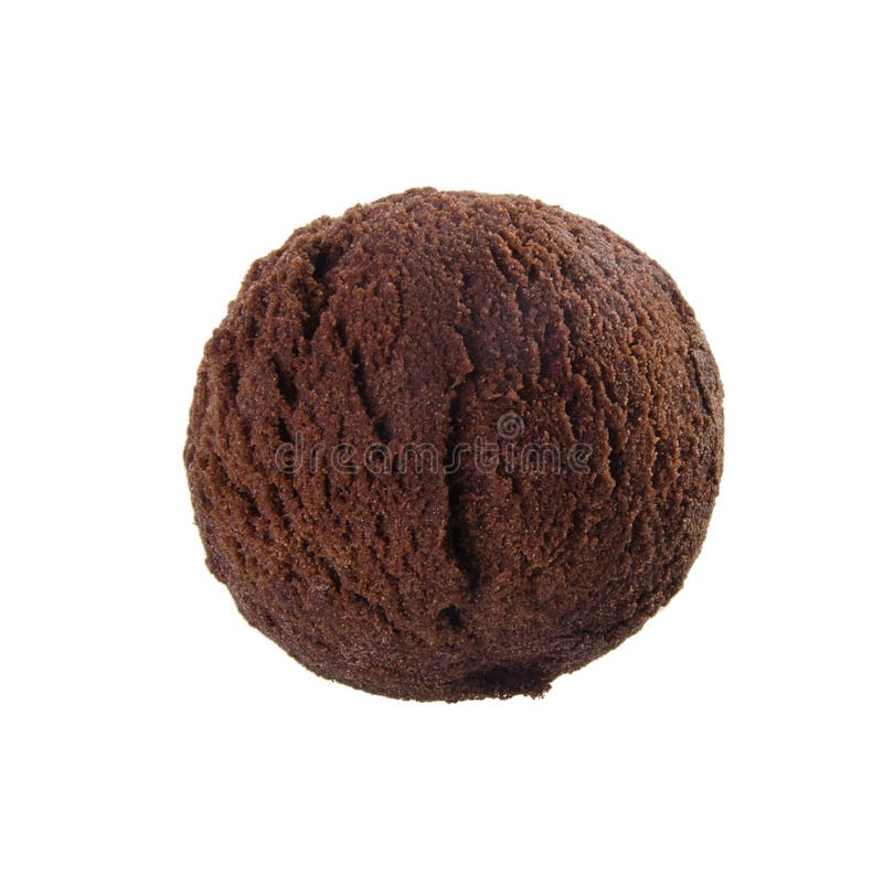 Chocolate Ice Cream Ball or Scoop Stock Photo - Image of cream ... Chocolate Ice Cream Ball or Scoop Stock Photo - Image of cream ...