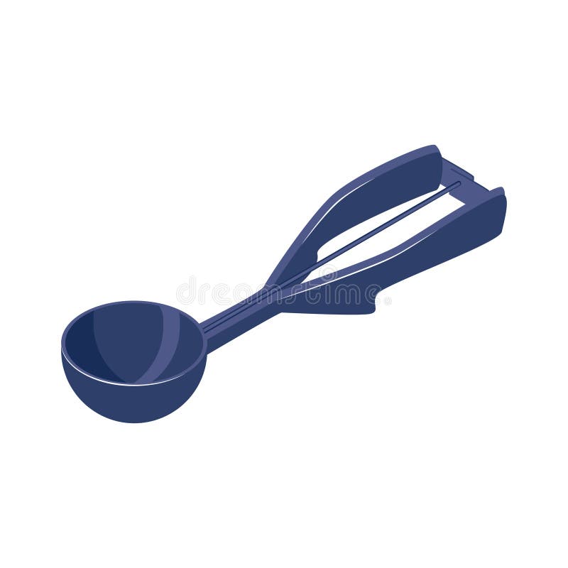 Ice Cream Scoop Vector Illustration Stock Vector - Illustration of ...