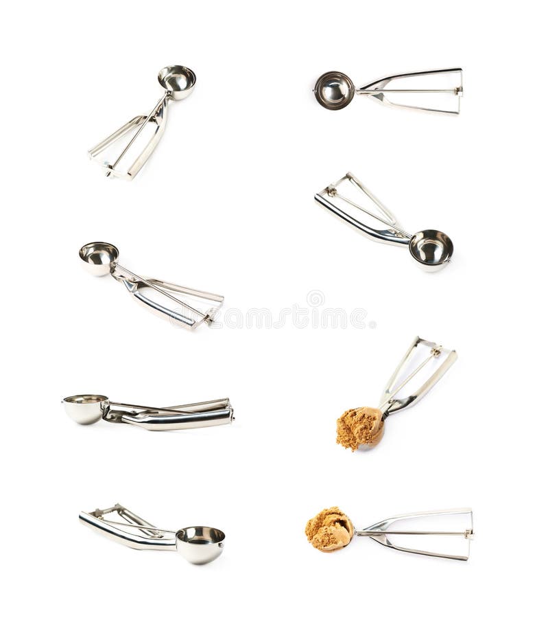 Ice-cream Scoop Spoon Isolated Stock Image - Image of food, scoop: 92578249