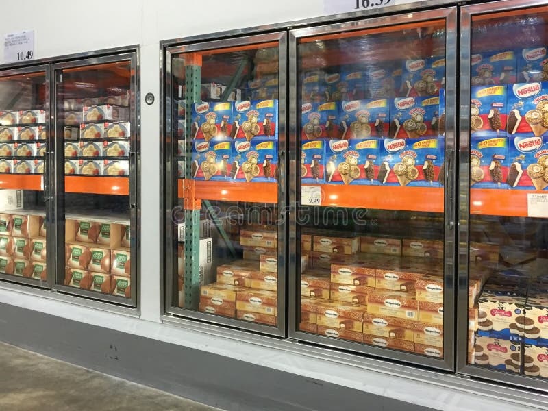 Ice cream selling editorial photo. Image of store, freezer - 59958016