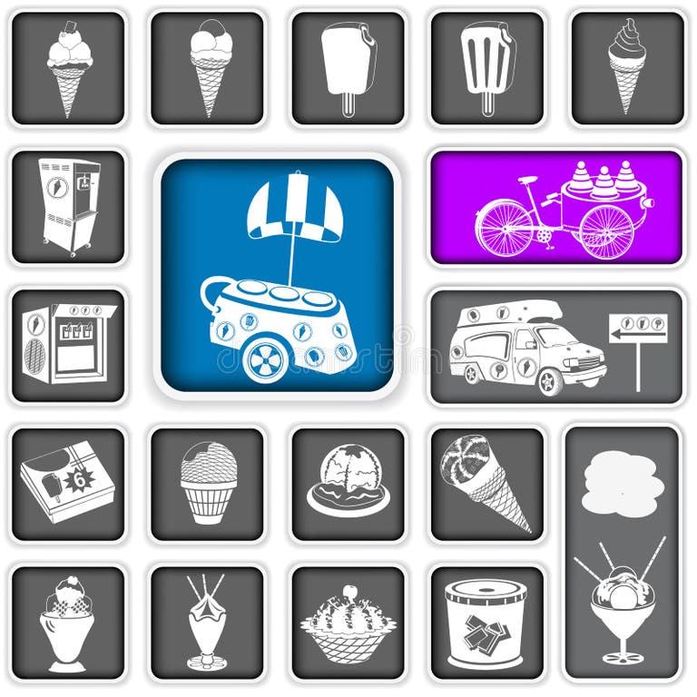 Fruit Machine Icons Collection Stock Illustrations – 391 Fruit Machine ...