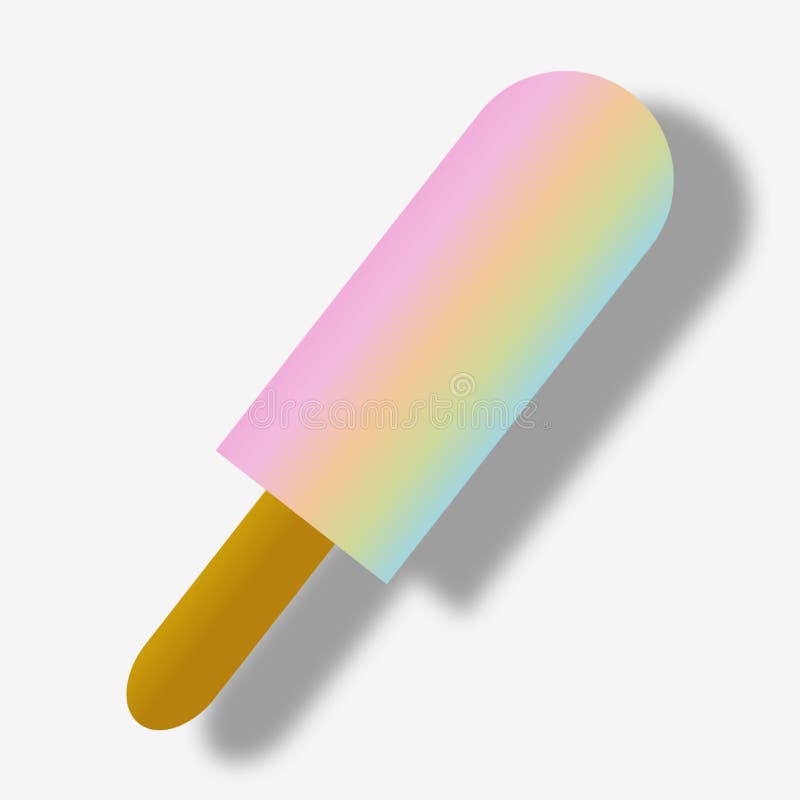 Rainbow Ice Cream Stick Stock Illustrations – 438 Rainbow Ice Cream ...