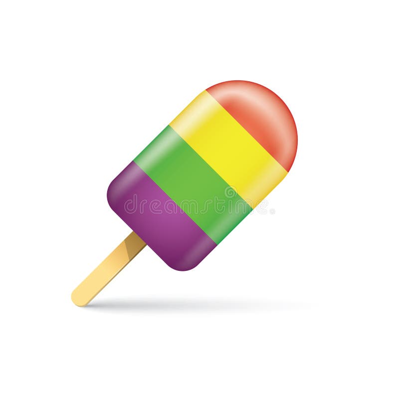 Rainbow Ice Cream Stick Stock Illustrations – 438 Rainbow Ice Cream ...