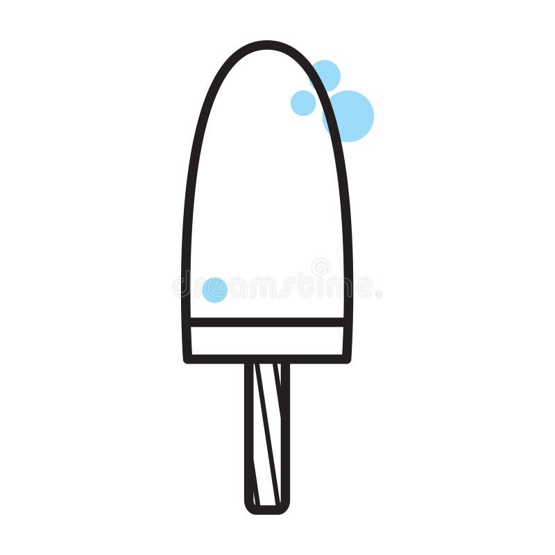 Ice Cream Stick. Vector Illustration Decorative Design Stock ...