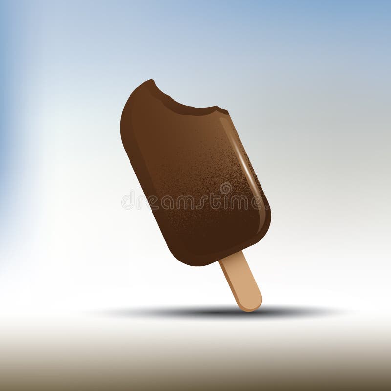 Ice Cream Stick. Vector Illustration Decorative Design Stock Vector ...