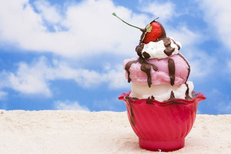 Huge Ice Cream Sundae