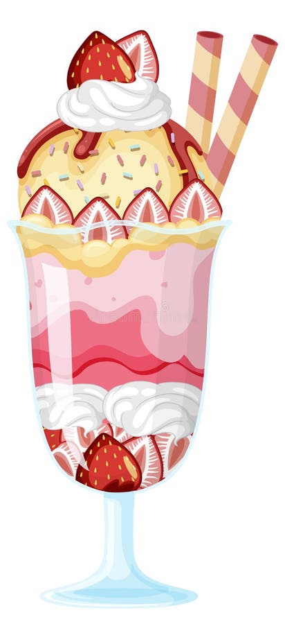 Served Ice Cream Stock Illustrations – 702 Served Ice Cream Stock ...