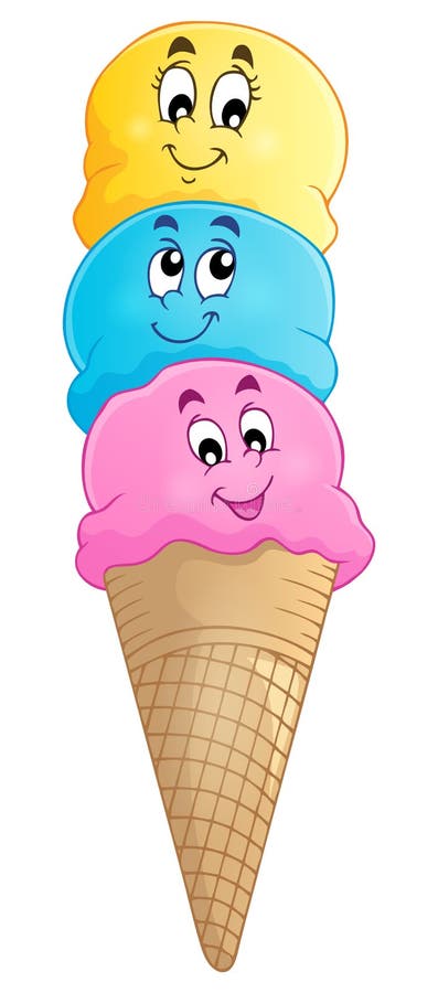 Ice cream theme image 4 stock vector. Illustration of refreshing - 73846043