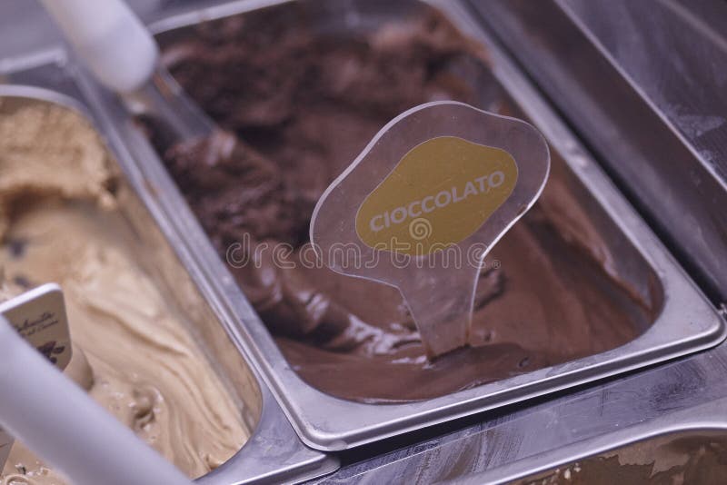 Ice cream tray 2 stock photo. Image of icing, homemade - 161063610