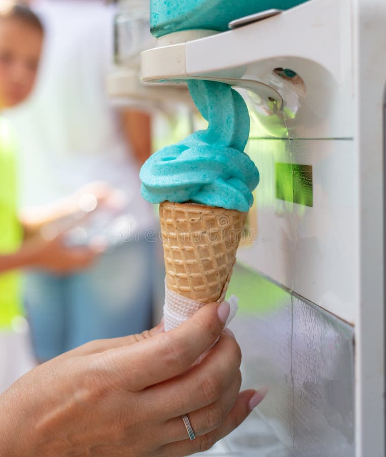 Ice Cream Vending Machine Waffle Glass Stock Photos - Free & Royalty ...