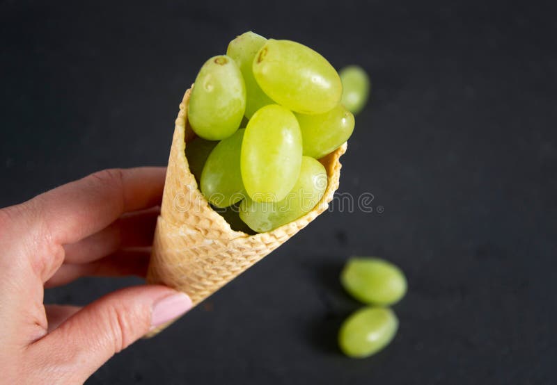 Grape ice cream stock photo. Image of variety, wafer - 103847496