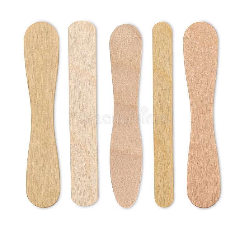 Ice cream wooden sticks stock image. Image of dessert - 310557735