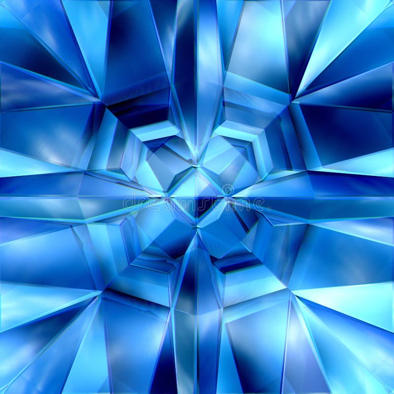 Ice Crystal abstract gem stock illustration. Illustration of ...