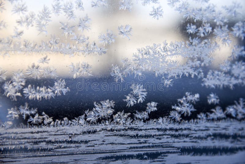 Ice crystal abstract stock image. Image of hoarfrost - 85925627