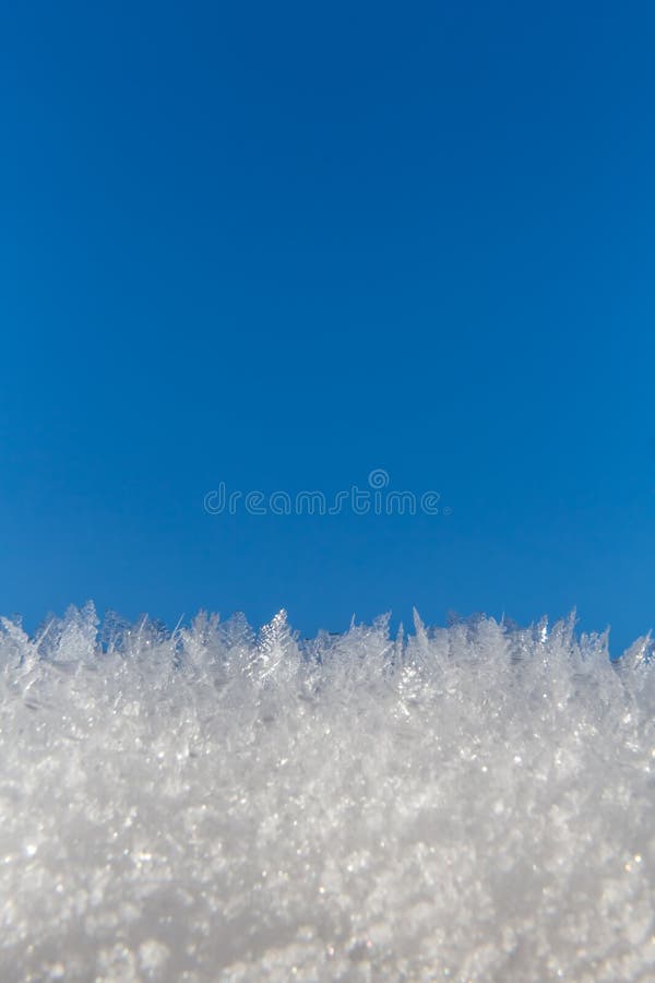 Ice crystal blue sky stock image. Image of icily, white - 65620497