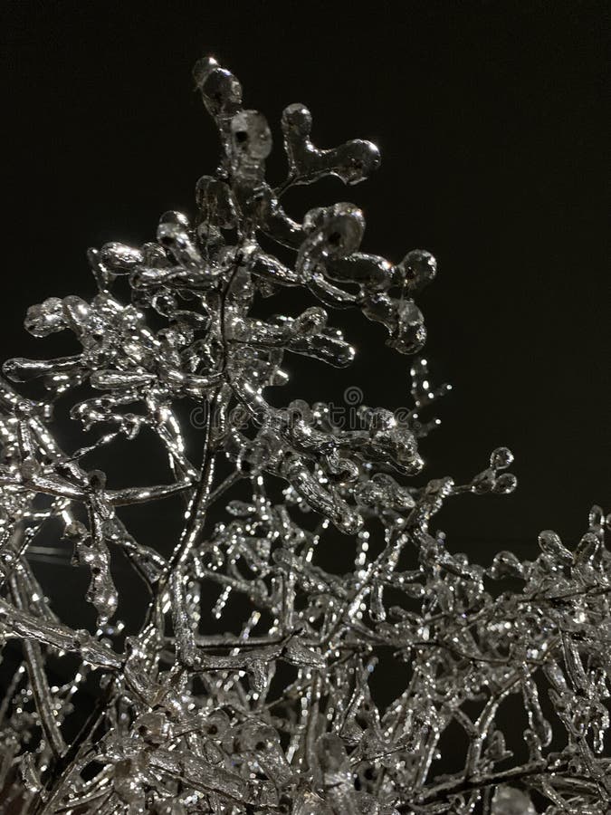 Ice crystal stock photo. Image of monochrome, crystal - 313407690