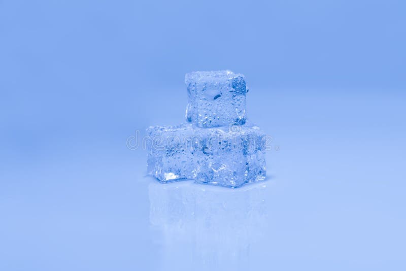 Ice Crystal Cubes, Space for Text or Design Stock Image - Image of ...