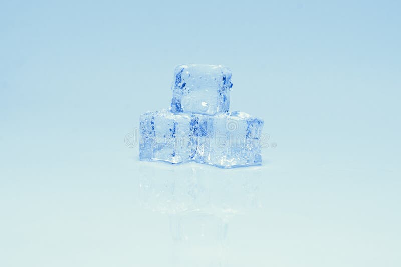 Ice Crystal Cubes, Space for Text or Design Stock Image - Image of ...