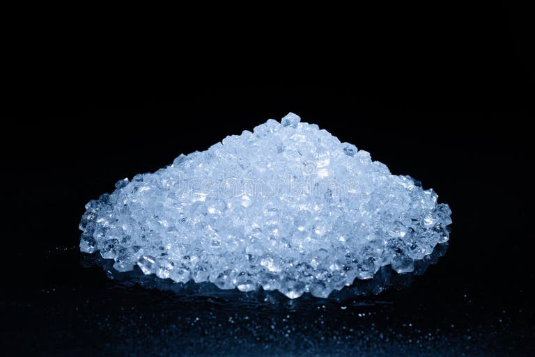 Ice Crystal Cubes, Space for Text or Design Stock Photo - Image of ...