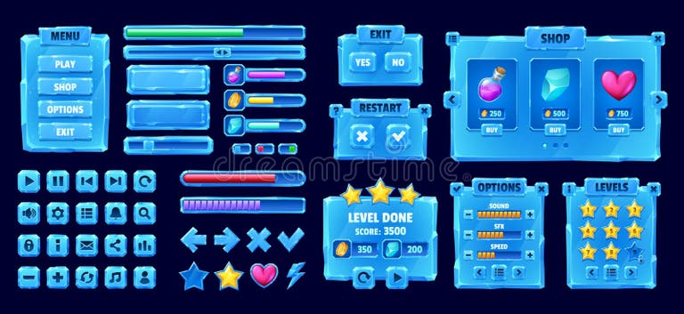 Game Menu Icons Ice Buttons Stock Illustrations – 64 Game Menu Icons ... Game Menu Icons Ice Buttons Stock Illustrations – 64 Game Menu Icons ...