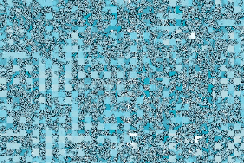 Ice Crystal Patterns Frozen Pattern Stock Illustration - Illustration ...