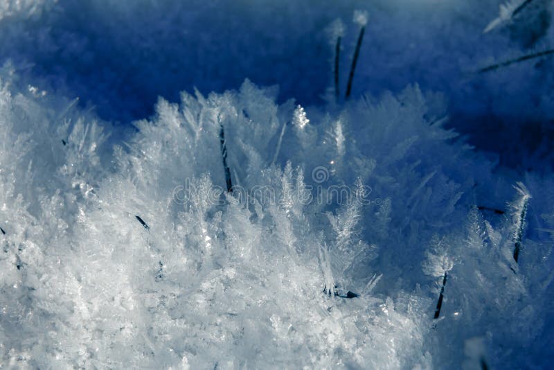 Ice crystal shadow stock image. Image of structure, crystal - 65620535