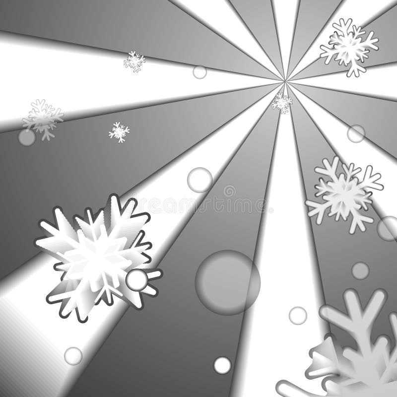 Ice Crystal and Snow Paper Style Background Stock Vector - Illustration ...