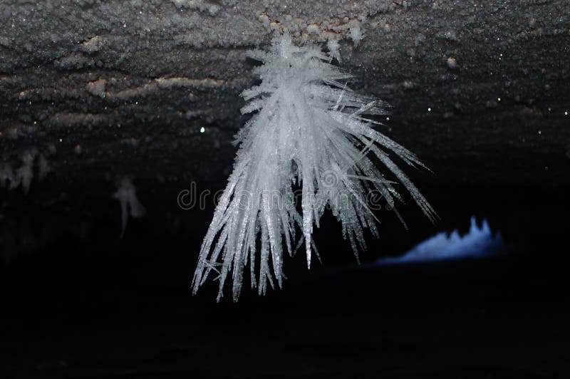 Ice crystal stock image. Image of spikes, needles, spiky - 101514253