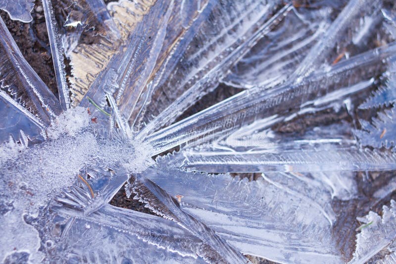 Ice crystals abstract stock photo. Image of frozen, season - 84181232
