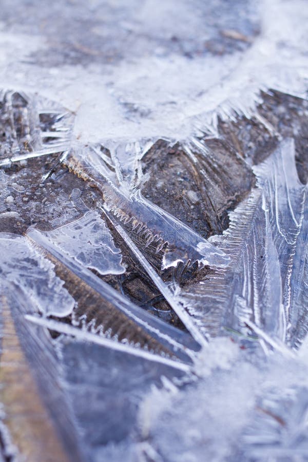 Ice crystals abstract stock image. Image of closeup, slide - 84181523