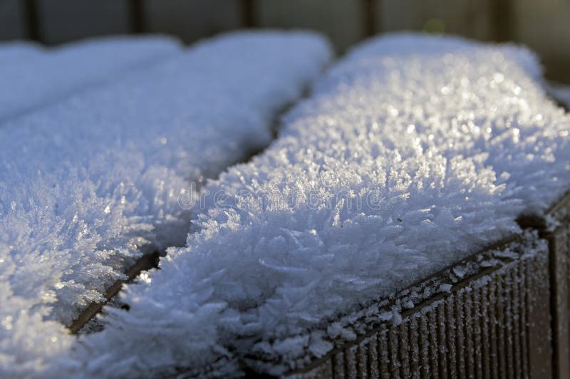 Ice crystals stock image. Image of water, condensation - 210312373