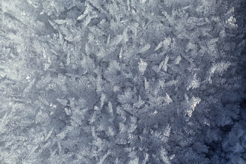 Ice Crystals. Closeup stock photo. Image of crystal - 264264660