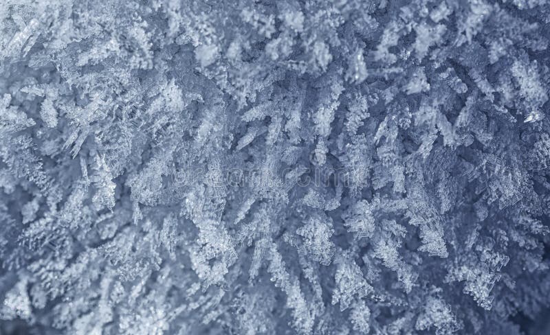 Ice Crystals. Closeup stock photo. Image of texture - 264264684