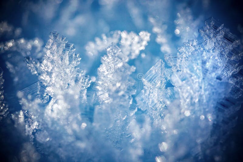 Ice crystals details stock photo. Image of cold, crystal - 180573602