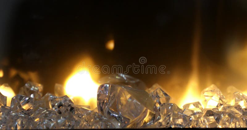 Ice Crystals Fire Effects stock video. Video of fire - 290528369