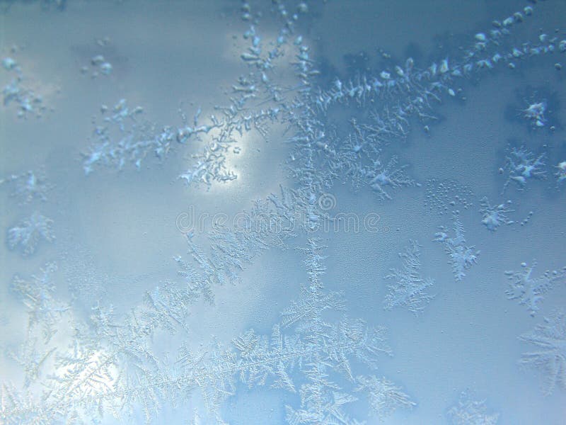 Ice crystals on glass stock photo. Image of wetness, outdoor - 7809498